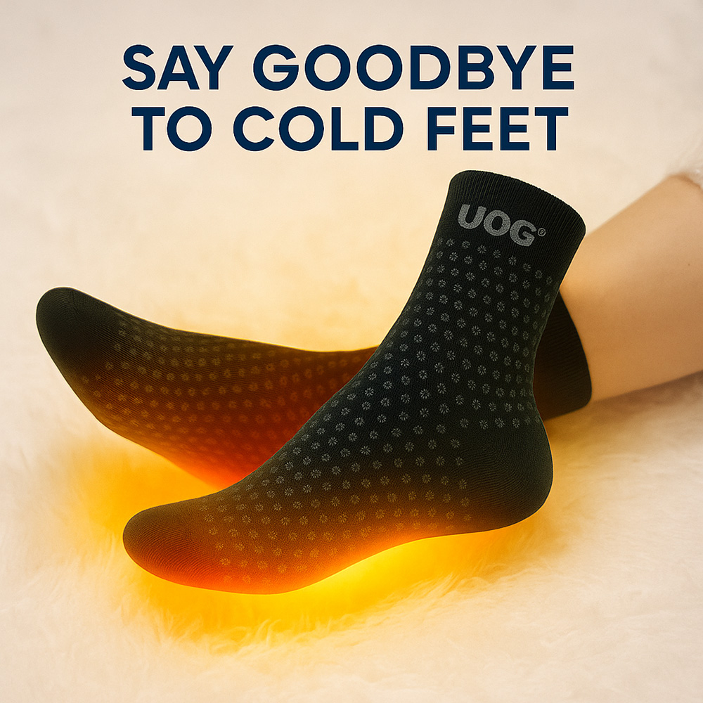 UOG (United One) Foot Pain Relief Socks. Relieve Heel Pain, Plantar ...